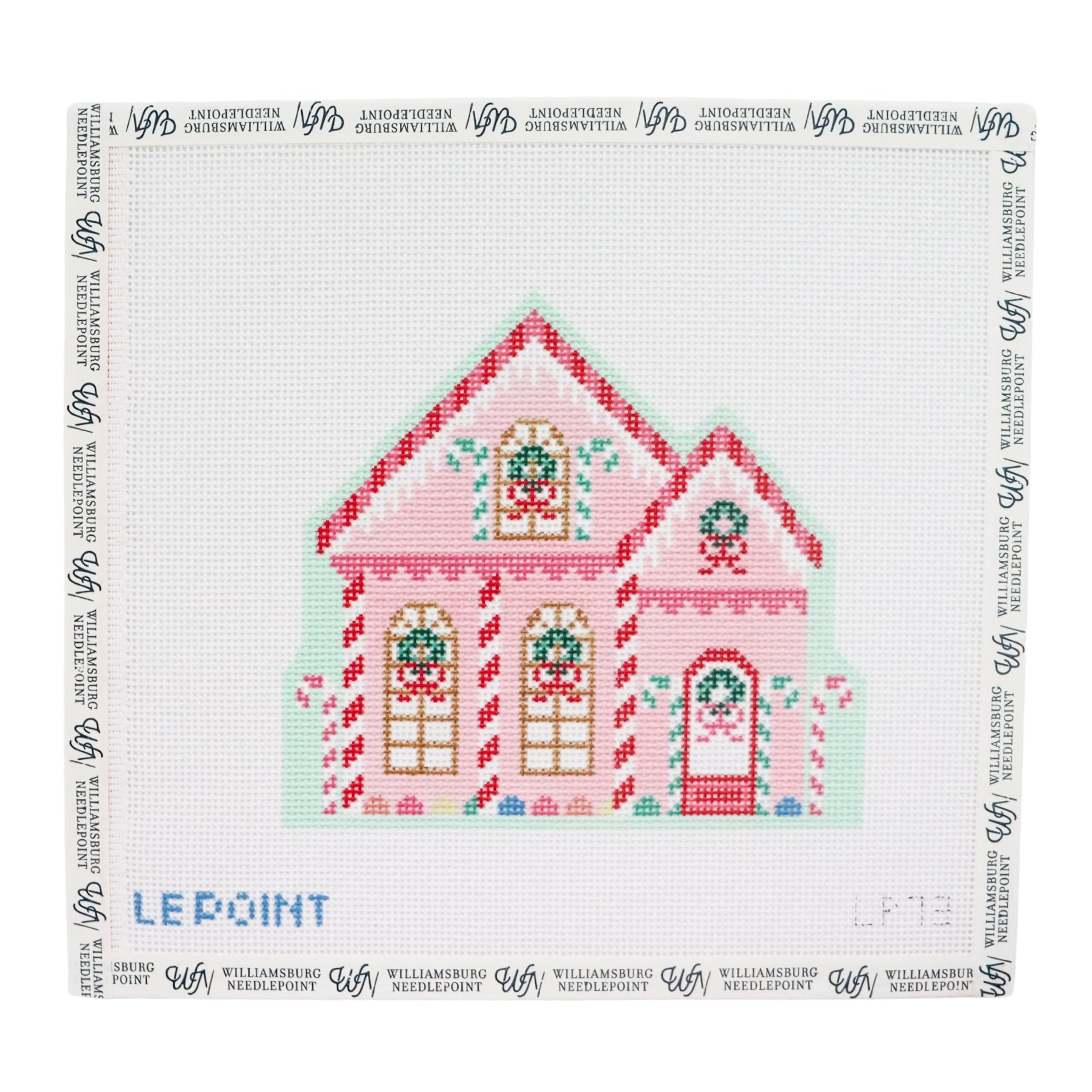 Christmas Village Peppermint House – Williamsburg Needlepoint