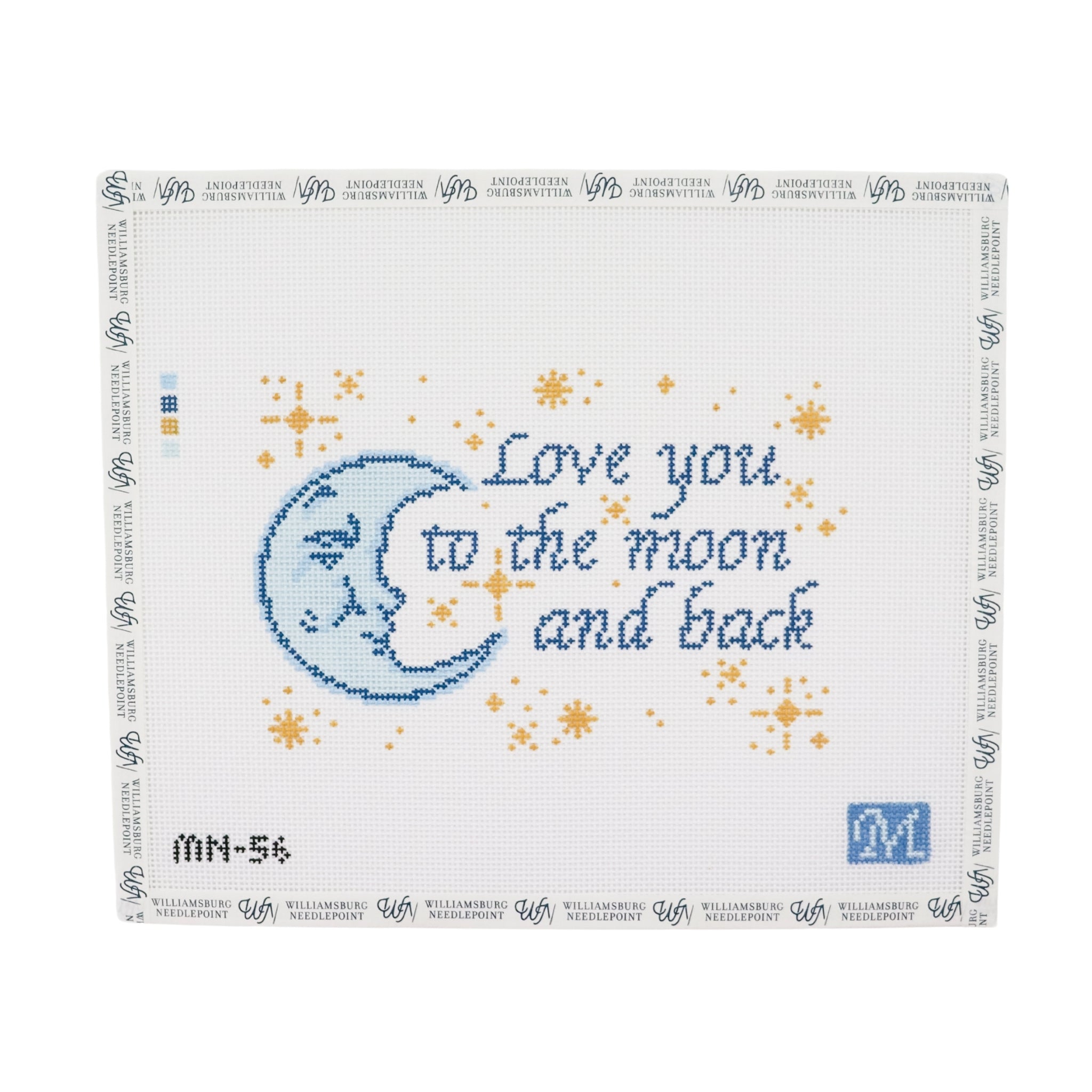 Moon & Back – Williamsburg Needlepoint