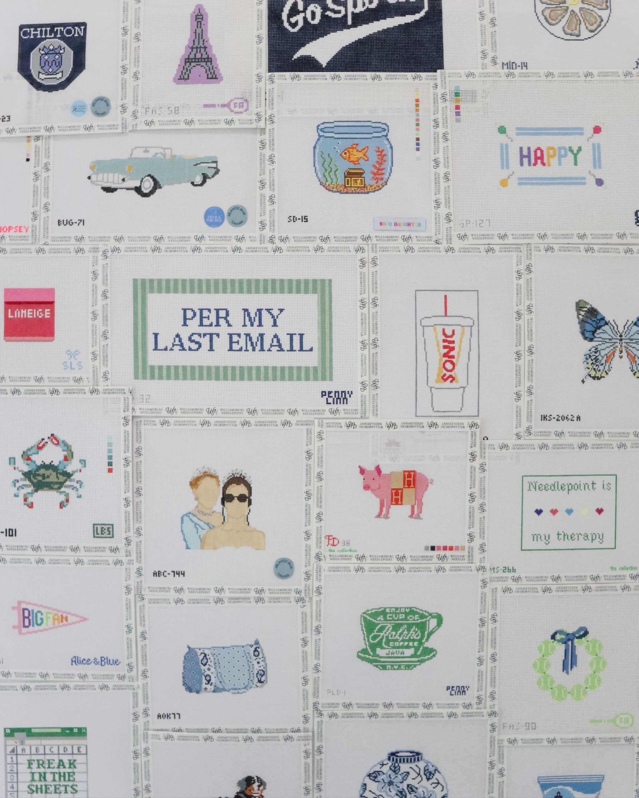 Williamsburg Needlepoint | Needlepoint Kits, Canvas, & Accessories